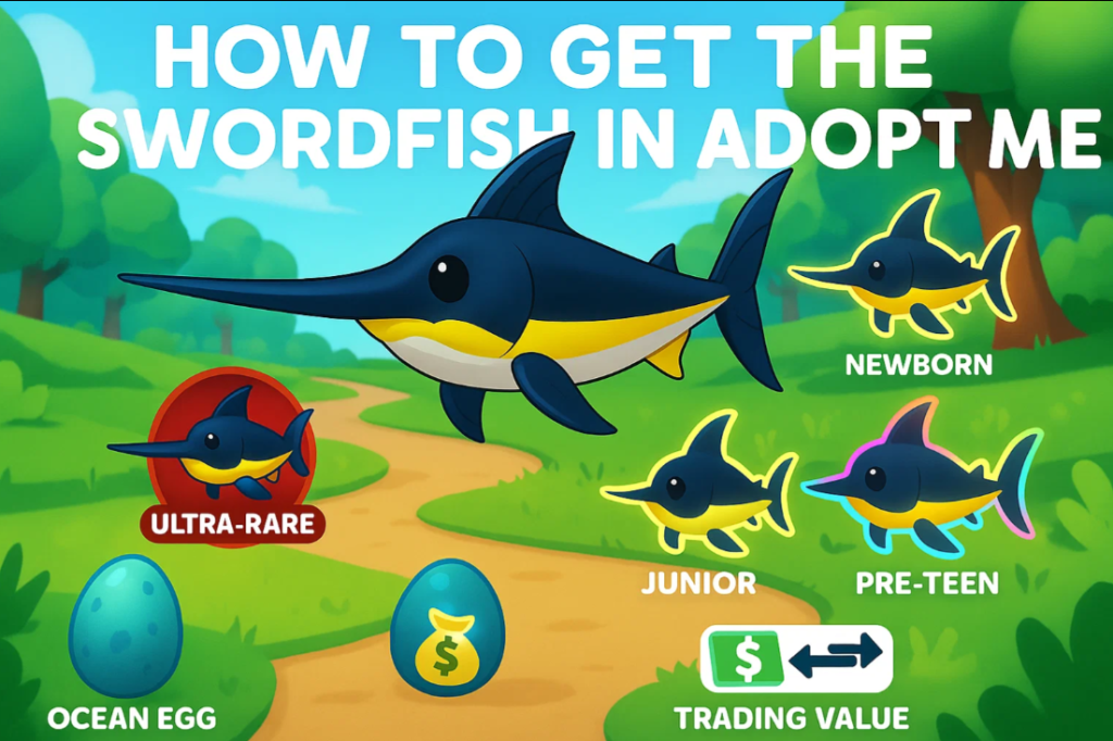 Top Guide to the Swordfish Pet in Adopt Me! — How to Get, Train, and ...